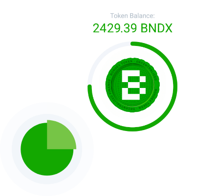 via tokens to its token holders
